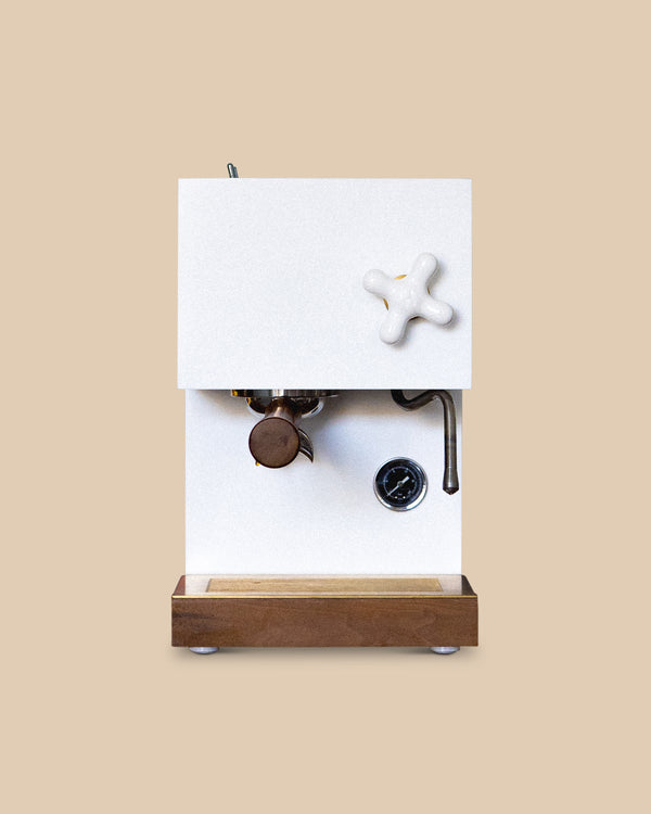 Anza White Espresso Machine | Curated by Arjé - ARJÉ