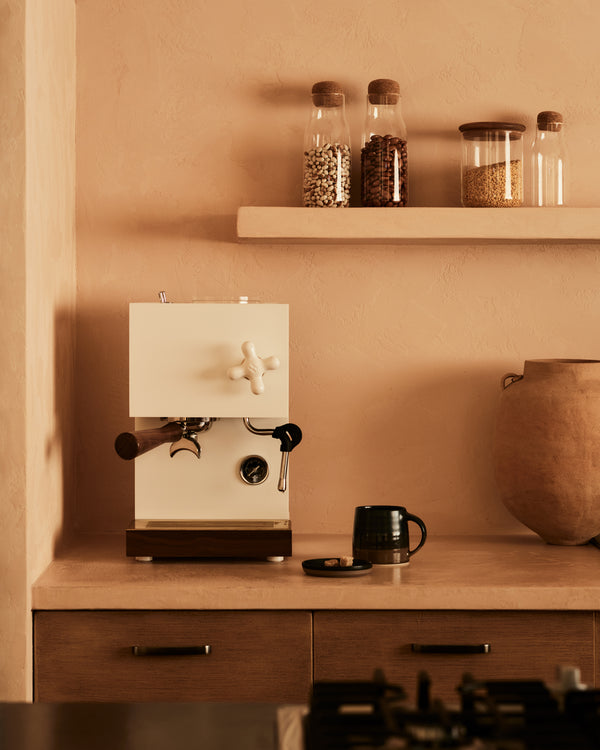 Anza White Espresso Machine | Curated by Arjé - ARJÉ