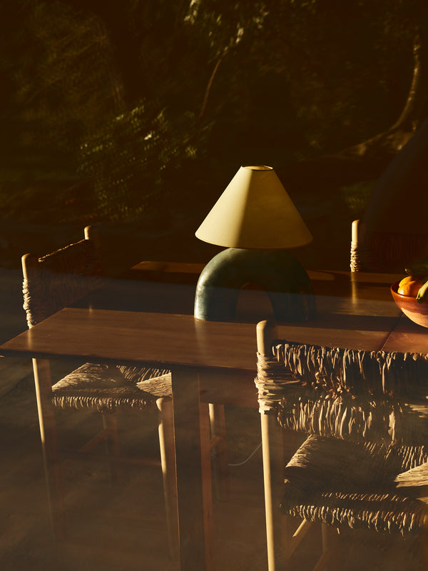 Volta Lamp with Parchment Shade | Curated by Arjé - ARJÉ